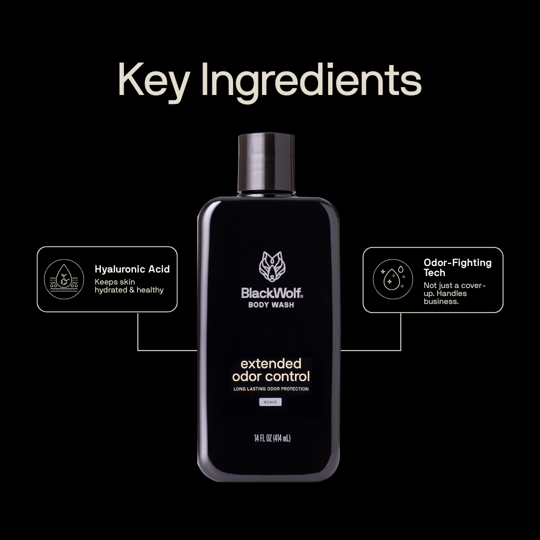Extended Odor Control Body Wash | Black Wolf