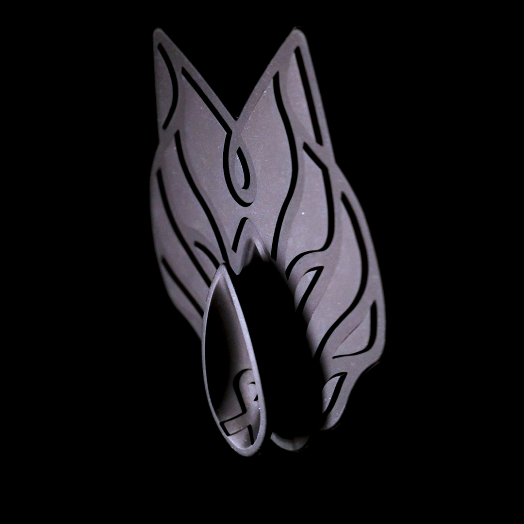 Men's Body Scrubber - Silicone Body Scrubber – Black Wolf